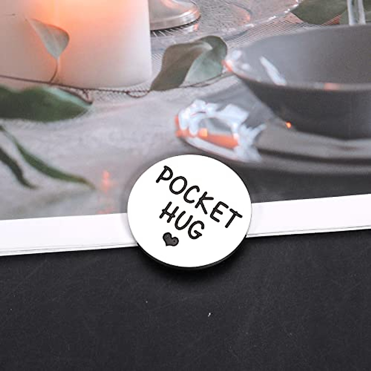 Pocket Hug Token Recovery Gifts for Women Men, Inspirational Sobriety Gifts for Women Men, Long Distance Relationship Christmas Gifts for Friends Cancer Gifts, Stocking Stuffers for Teens Boys Girls