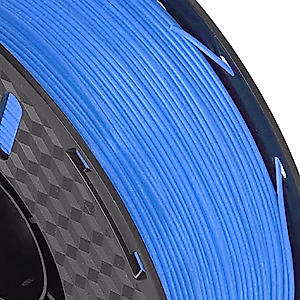 Gaeirt 3D Printer Roll Filament, Smokeless Plastic Shell 1kg Spool 1.75mm PLA Print Filament High Accuracy for Industrial Devices(Blue)