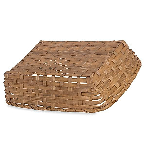 The Lucky Clover Trading Rect Bamboo Utility Basket 12in