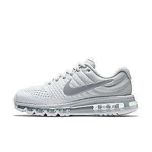 Nike Womens Air Max 2017 Low Top Lace Up Running Sneaker (6.5,Pure Platinum/Wolf Grey-White)