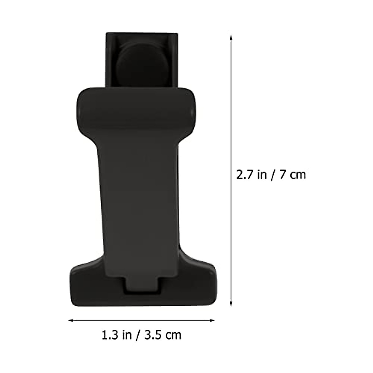 Angoily Hangers Single Storage Hanger Hats Rack for Holder Hook Keys Clothes Metal Kitchen Robe Black Wall Towel Coat Aluminum Retractable Key Hideaway Decorative Mounted Glass Bags