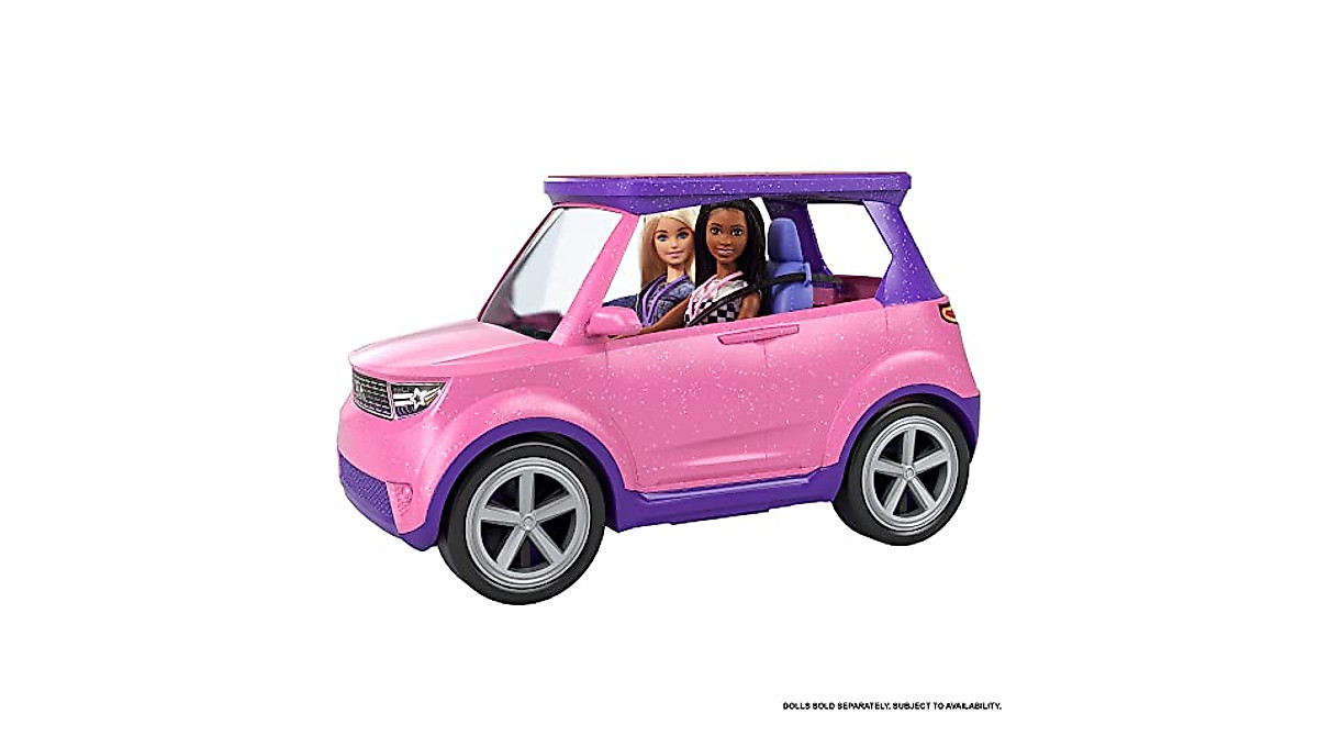 Barbie Big City Big Dreams Transforming Playset - Pink SUV & Stage