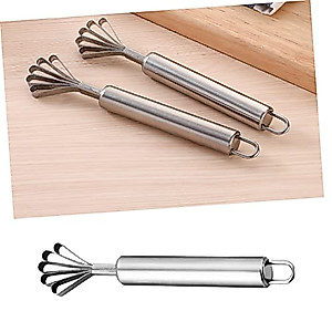 KICHOUSE Cleaning Scraper Gadget Peelers Seafood Knives Fish Skin Cleaner Fish Skin Brush Kitchen Gadget Fish Scale Remover Fish Cleaning Tool Grater Razor Small Tools Fishing Peeling