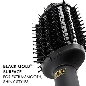 HOT TOOLS Pro Artist Black Gold Heated Hair Styling Oval Brush
