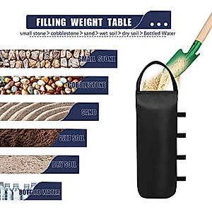 IALNAI 112 LBS Canopy Weights Sand Bags Stabilize Your Pop Up Gazebo with Ez Pop up Canopy Tent Outdoor Instant Canopies Sand Bags - Heavy Duty Weights for Windy Conditions