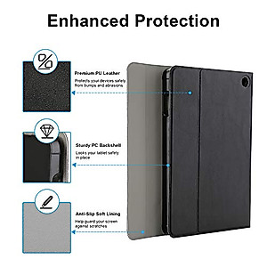 AGPTEK Keyboard Case for All-New Amazon Fire HD 8/8 Plus(2020 Release, 10th & 2022 Release, 12th),with Detachable Wireless Bluetooth Keyboard