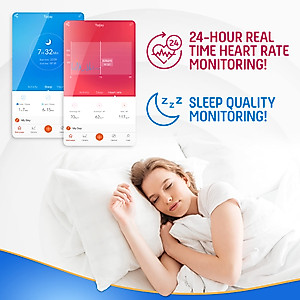 OCTANDRA Active VeryFitPro Fitness Tracker Heart Rate Sleep Monitor 0.96" Activity Step Counter Pedometer IP67 Waterproof Smart Band Exercise Running Smart Watch for Men Women (ID115Plus HR) (Black)