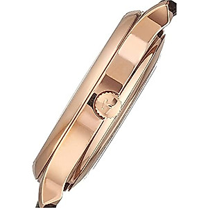 Tissot Mens Tradition Automatic Small Second 316L Stainless Steel case with Rose Gold PVD Coating Automatic Watch, Brown, Leather, 20 (T0634283606800)