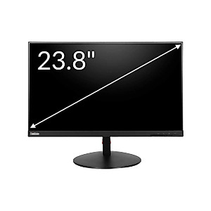 Lenovo ThinkVision T24i 24" Full HD WLED LCD Monitor Raven Black 250 Nit Brightness IPS Technology, 1920 x 1080, HDMI, VGA, DisplayPort, USB Hub HDMI