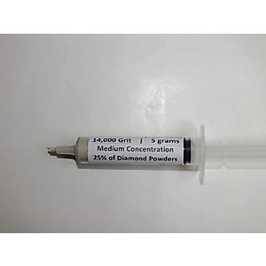 TechDiamondTools Kit of 3 Diamond Polishing Compound Polishing Paste USA Made 14000 100000 200000 Grit for Marble Glass Metal Rock Jewelry Resin Silver Gemstone 25% of Diamond Powder