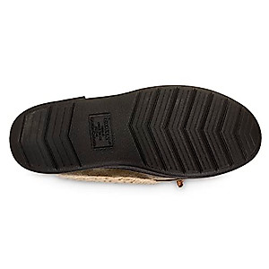 isotoner Men's Recycled Advanced Memory Foam Microsuede Vincent ECO Comfort Moccasin Slippers, Loden, 9.5-10.5