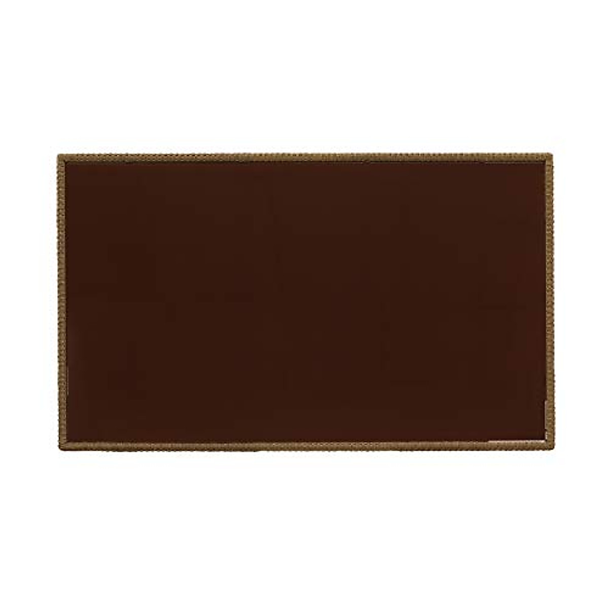 East West Furniture Oslo 7 Piece Outdoor Wicker Patio Furniture Sets Consist of a Rectangle Bistro Table with Glass Top and 6 Balcony Armchair with Cushion, 36x60 Inch, Brown