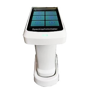 YFYIQI Spectrocolorimeter D/8 SCI Spectrophotometer Color Meter Color Difference Tester Analyzer with Single Aperture Φ11mm Illumination Aperture Repeatability ≤0.04 Accuracy 0.01 Auto Calibration