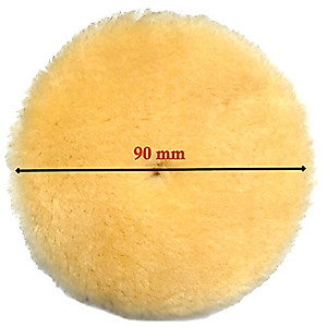 Rupes Bigfoot Medium Wool 3.5" - 90 MM Orbital Polishing Pad