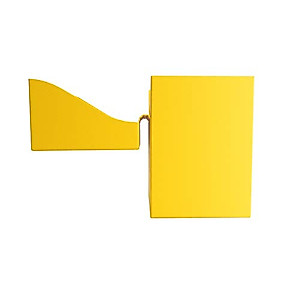Gamegenic Deck Holder 100+ Casual Deck Box | Double-Sleeved Card Storage with Flex Card Divider | Premium Card Game Protector | Cobra Neck Technology | Holds up to 100 Cards | Yellow Color | Made