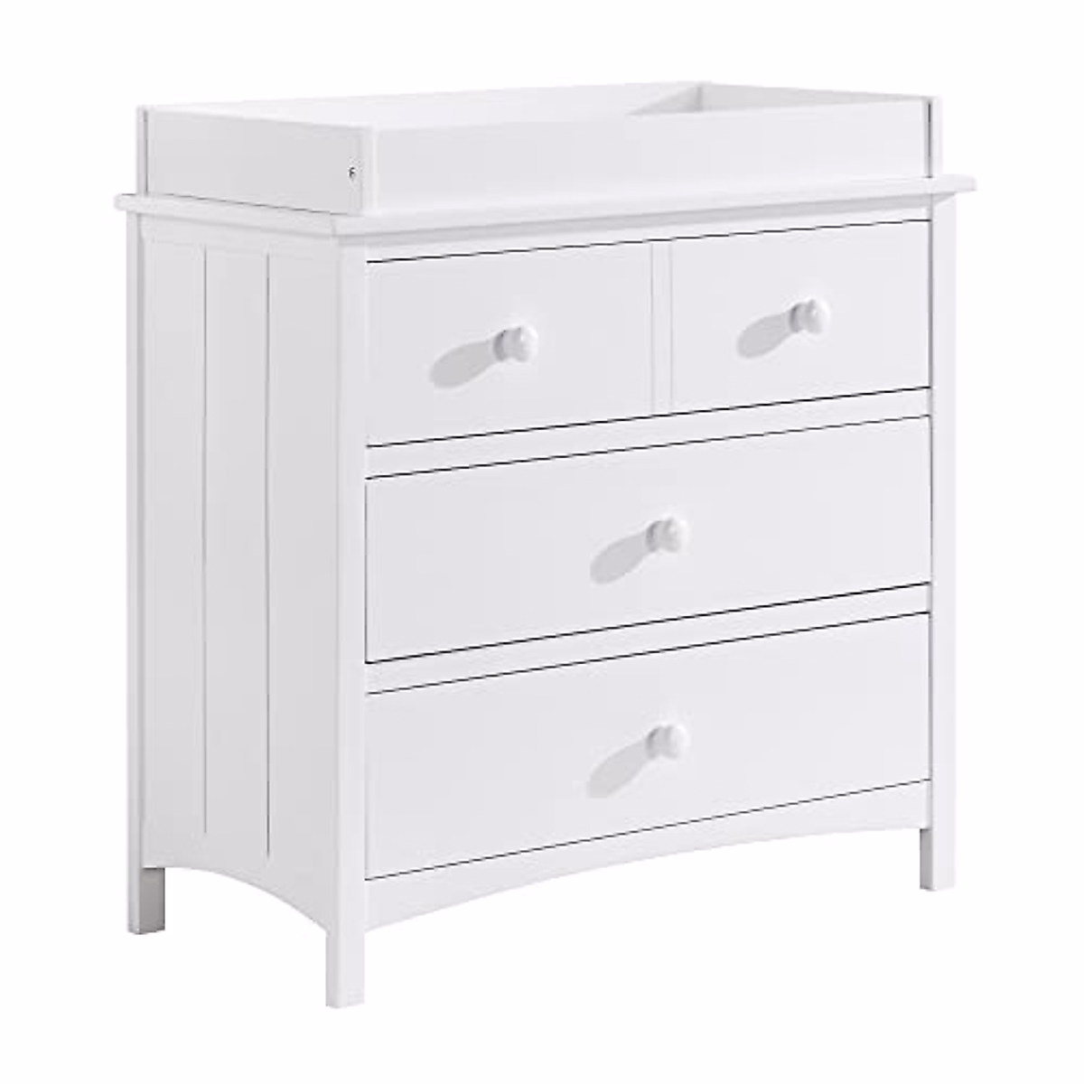Oxford Baby Changing Topper for Universal 3-Drawer Dresser, Snow White, 6.61 pounds