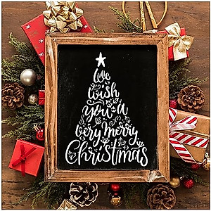 12 Pcs Christmas Tree Stencils for Painting, Reusable Holiday Pine Tree stencil Merry Christmas Stencils for Card Making Wood Sign DIY Crafts (12pcs tree 6x5inch)
