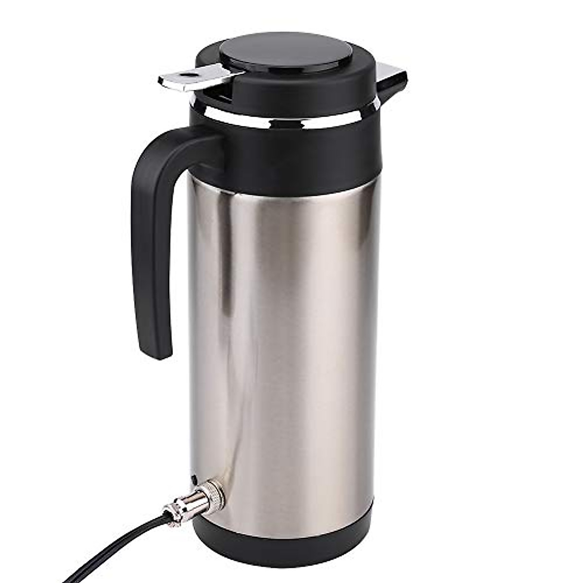 Car Kettle Boiler 450ml Car Heating Travel Cup Stainless Steel Mug Car Coffee Cup Warmer with DC 12V Charger for Car