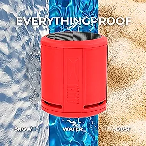 Altec Lansing HydraOrbit - Waterproof Bluetooth Speaker, Lightweight & Portable Speaker for Travel & Outdoor Use, Red