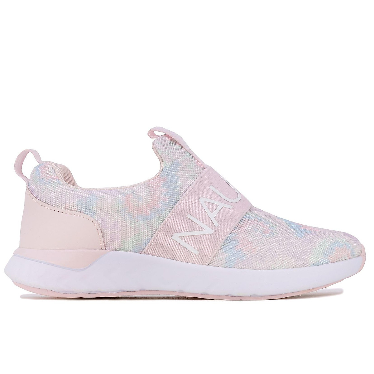 Nautica Kids Girls Youth Fashion Sneaker Running Tennis Shoes-Canvey Saga Mesh Pastel Tie Dye Size-2