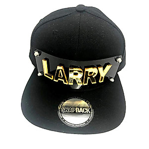 Personalized Custom Snapback Hat Six Panel Flat Bill Snap Back Hat Cap with Laser Cut Graffiti Letters, Custom Made to Order, Comfortable and Unique, Great Gift, an Exclusive Creation