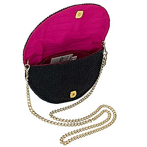 Mary Frances Flirty Crossbody Clutch Handbag, Pink