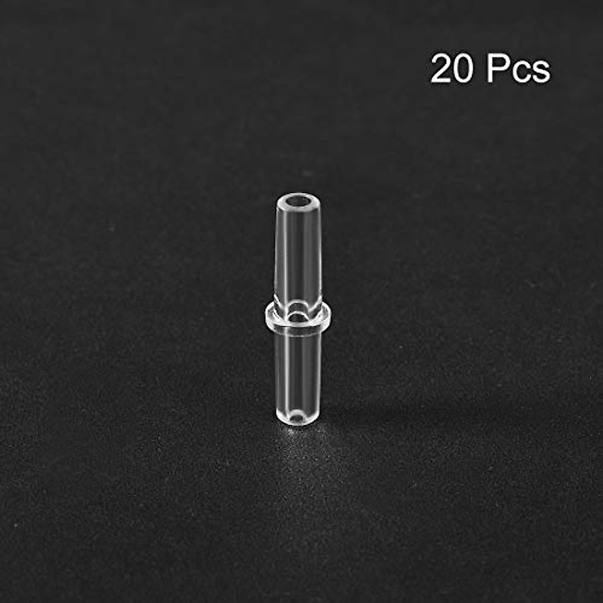 uxcell Aquarium Air Valve Connector Plastic Inline Tubing Straight Non-Return Valves for 4mm Fish Tank Pond Air Line 20pcs