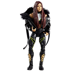 WWE Lo Shira Elite Series #79 Deluxe Action Figure with Realistic Facial Detailing, Iconic Ring Gear & Accessories