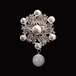 EXCEART Faux Pearl Charms Pendants 60Pcs DIY Elegant Imitation Peal Charms Beads for Earrings Bracelets Bangle Necklace Phone Case Hair Clip Craft Jewelry Making