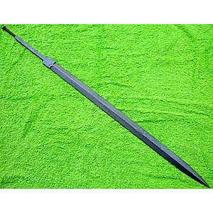 Damascus Steel Blank Blade Custom Handmade 26" Hunting Sword Blank Blade for knife making