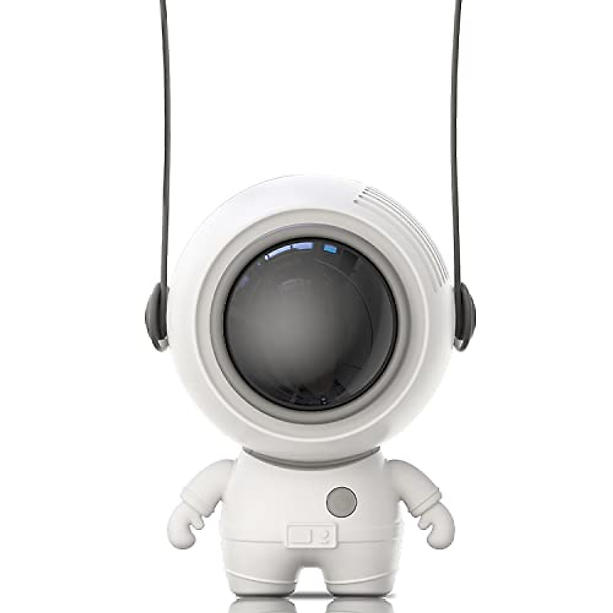 beautymart Personal Fan, Portable Mini Handheld Fan, Astronaut Leafless Fan, Speed Adjustable, USB Rechargeable Fan, for Kids, Women, Men, Home, Office, Indoor, Outdoor, Sport, ect (WHITE)