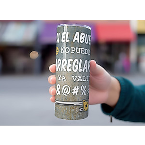 Casitika Abuelito Gifts In Spanish. Regalos Para Abuelo En Español Del Dia Del Padre. 20 Oz Grandpa Tumbler. Fathers Day Or Birthday Cup. (Arreglar)