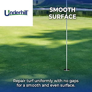 Underhill TTD Doctor Lawn Repair Turf Cutting Grass Plug Tool Transplanting Aerator Cut and Refit, Aluminum Square 9 Inch TTD-9