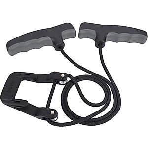 Compound Bow Crossbow Rope Cocking Device Pull Aid 4-Finger Silicone Wrapped Handle Hunting Shooting Assist Tool