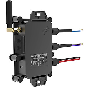 UHPPOTE IP65 Rated Waterproof Outdoor Gate Electric Magnetic Lock Access Control System Kit with Remote Control