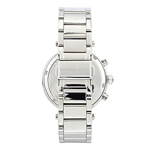 Michael Kors Parker Chronograph Silver-Tone Stainless Steel Women's Watch (Model: MK5353)
