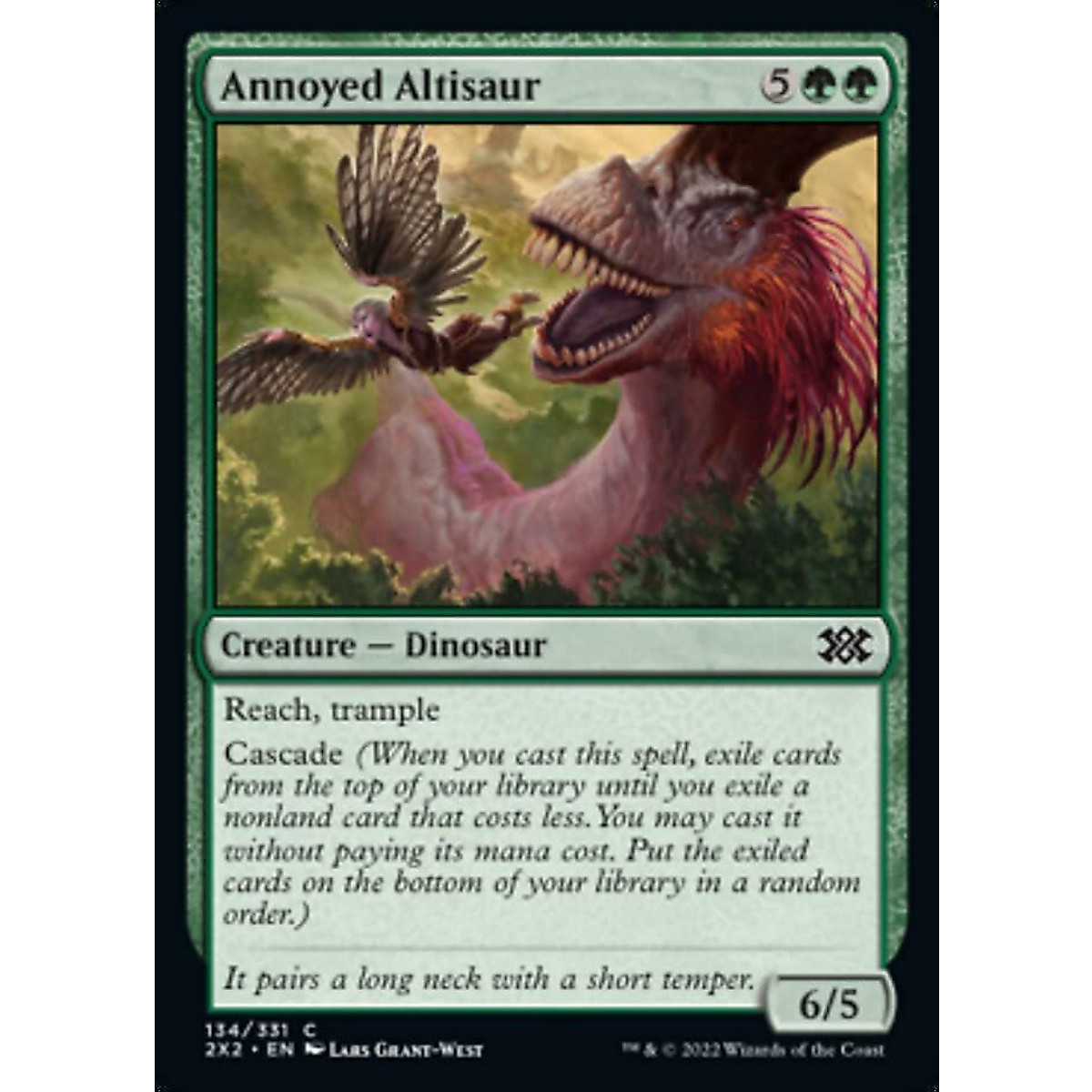 Magic: the Gathering - Annoyed Altisaur (134) - Double Masters 2022