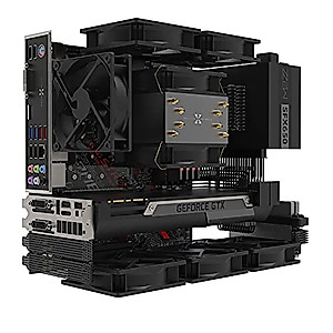MATX PC Case in Mini-Size, Portable Gaming Computer Case, Aluminum Micro ATX Case for DIY Installation Silver