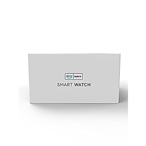 TOOBUR Smart Watch Alexa Built-in, 1.8" Fitness Tracker with Answer/Make Call, IP68 Waterproof, Heart Rate, Blood Oxygen, Sleep Tracker, Fitness Watch with 2 Straps for Men, Compatible iOS Andorid