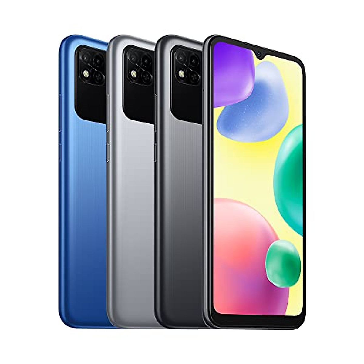 Xiaomi Redmi 10A 4G 64GB + 3GB Global Version Factory Unlocked 6.53" 13MP Camera (Not Verizon Sprint Boost Cricket Metro At&T) + (w/Fast Car Charger Bundle) (Sky Blue)