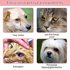 Pet Tear Stain Remover Balm - 1 oz (30g) Natural, Plant-Based Eye Care for Dogs and Cats - Gently Cleanses and Restores Sparkling Eyes