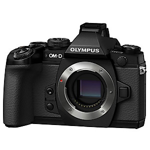Olympus OM-D E-M1 Mirrorless Digital Camera with 16MP and 3-Inch LCD (Body Only) (Black)