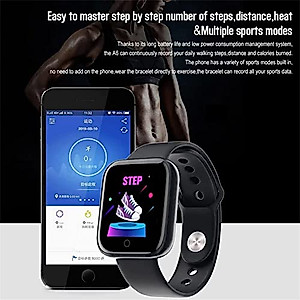 Smart Watch, 1.44" Touch Fitness Tracker,with Sport Smartwatch,Message Call Reminder Smart Watch for Men Women Kids
