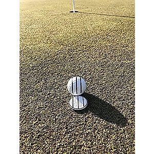 Three-Line Putting Kit in Metal case, metallic, 5 x 4