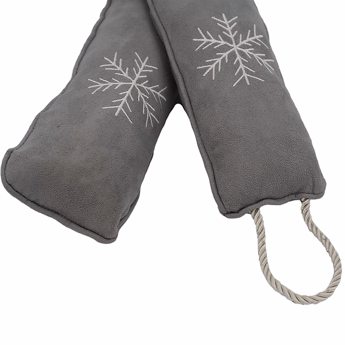 Simply Genius Cold Weather 36 Inch Door Snake Draft Stopper - Wind Blocker for Door Bottom and Window Draft Stopper - Gray Window Wind Blocker