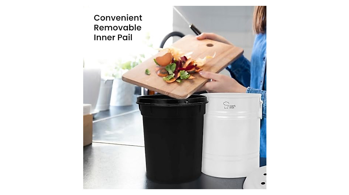 Chef's Star Compost Bin: Efficient Indoor Waste Solution