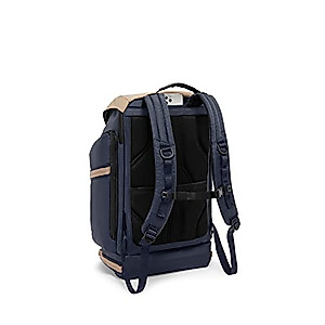 TUMI Alpha Bravo Expedition Flap Backpack - Midnight Navy/Khaki