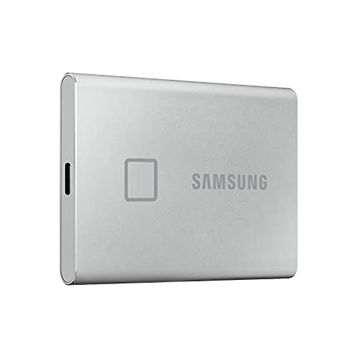 Samsung T7 Touch Portable SSD - 1 TB - USB 3.2 Gen.2 External SSD Metallic Silver (MU-PC1T0S/WW)