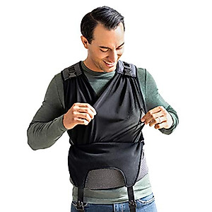 Moby Cloud Ultra-Light Hybrid Carrier | Baby Carrier for Mothers, Fathers and Caregivers | Baby Carrier Newborn to Toddler | Baby Holder Can Carry Infants up to 33 lbs | Lightweight | High Rise