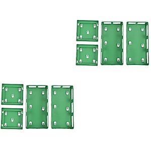SEWACC 8 Pcs Flower Mud Sucker Dinner Table Decor Flower Mud Holder Coffin Tray Table Trays for Eating Flower Centerpiece Tray Flower Foams Tray Floral Tray Flowers Flower Stand Plastic